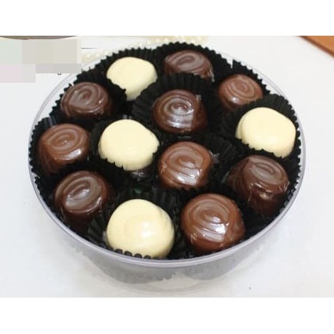 Chocolate praline Round motif (250 Grams) | Shopee Malaysia
