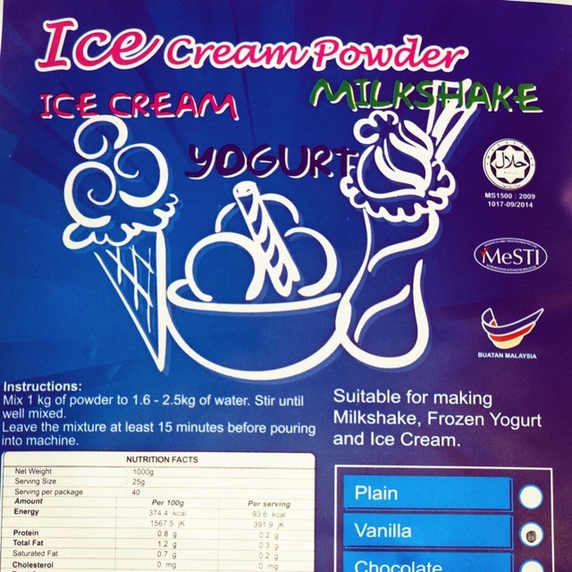 Soft Ice Cream Powder 1Kg | Shopee Malaysia