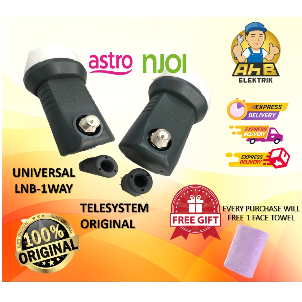 ASTRO Original Telesystem Universal LNB-1WAY | Shopee Malaysia