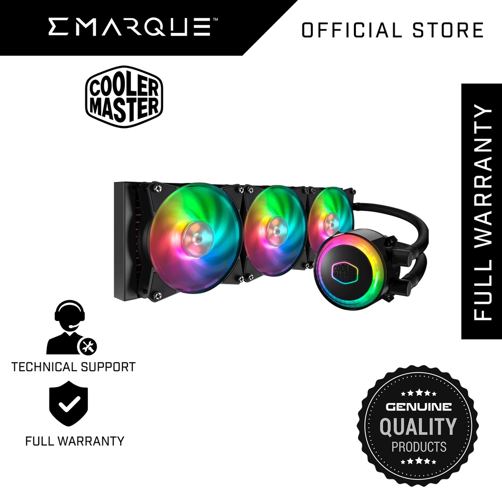 // Cooler Master MasterLiquid ML360R ARGB - PC AIO Liquid Cooler // | Shopee Malaysia