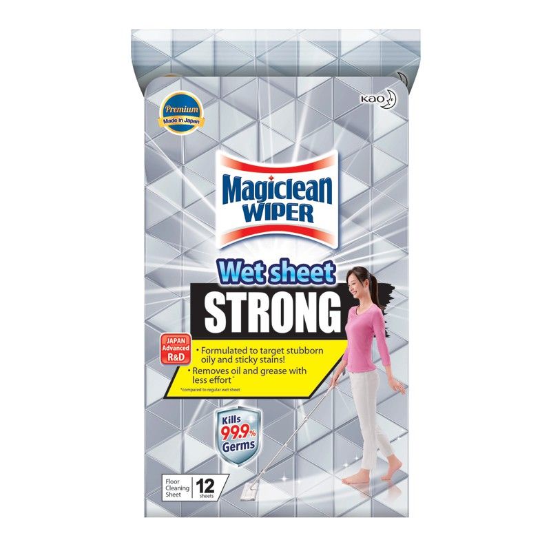 KAO Magiclean Quickle Wiper Wet Sheet Strong 12's | Shopee Malaysia