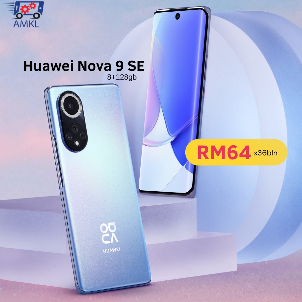 Ansuran Mudah KL- Huawei Nova 9Se, 8+128gb (RM 64 sbln) | Shopee Malaysia