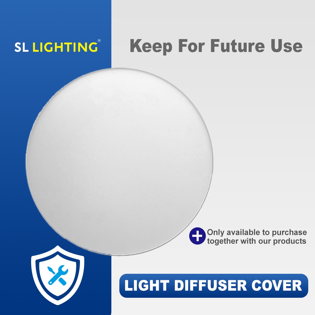 ( Extra Saving with Add on ) SL EDISON Ceiling Light Diffuser Acrylic ...