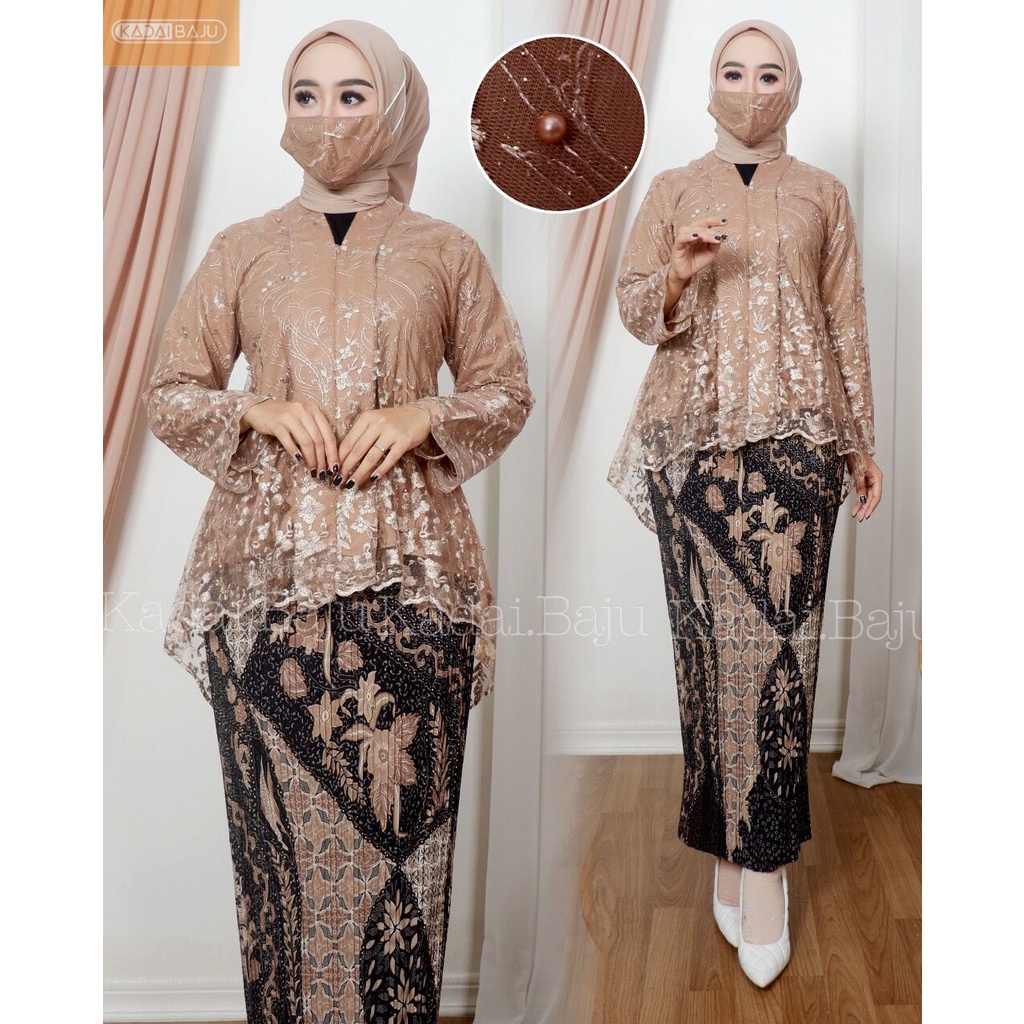 Kartini busui friendly brocade kebaya tunic | Graduation and wedding ...