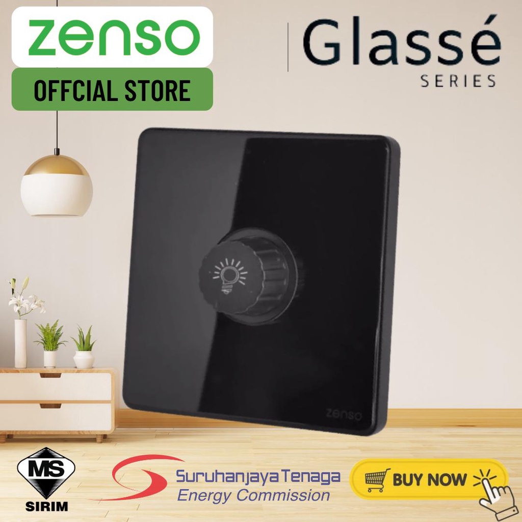 [SIRIM] Zenso Glasse Switch Socket LED Neon Modern Design Wall Slim ...