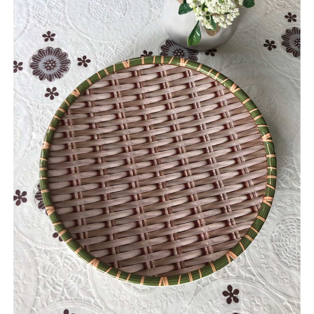 [Ready Stock] Pinggan Plastik Buluh Plastic Plate Bamboo 竹型塑料盘 | Shopee ...