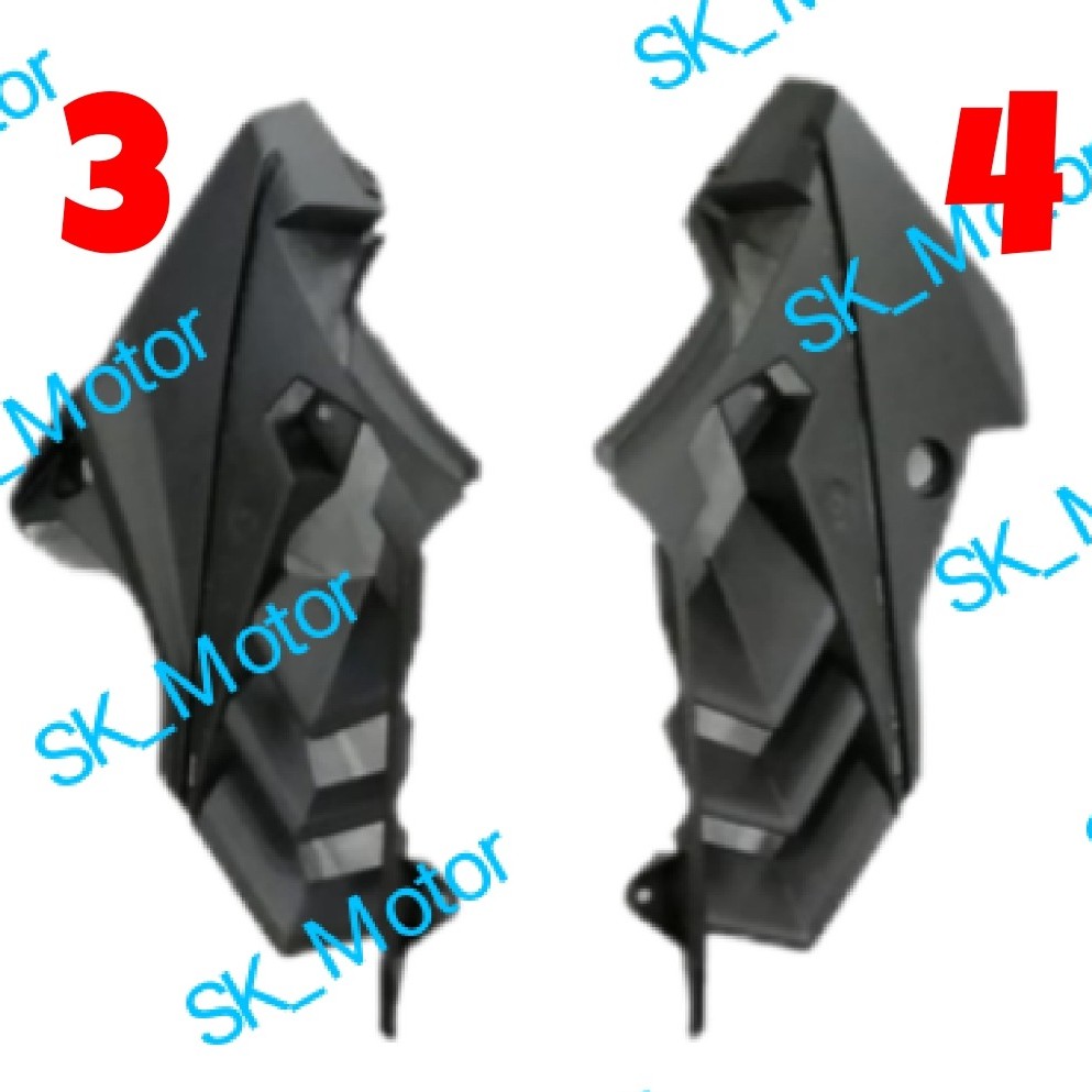 Yamaha Y15ZR Y15 YSUKU V2 Original Inner Cover Full Set Kaver Hitam Meter Cover Tengah Tank ...