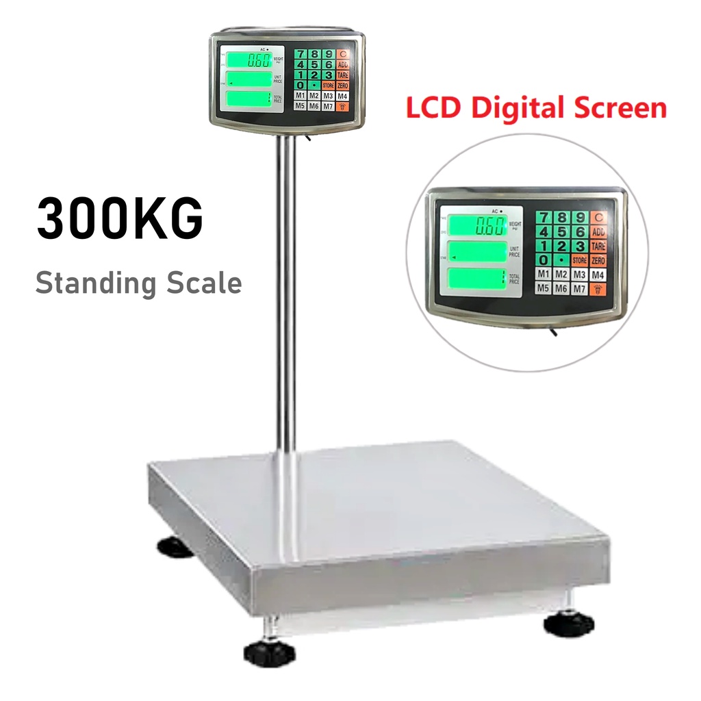 【Malaysia Plug】Rechargeable Electronic 100kg / 300kg Digital Price ...