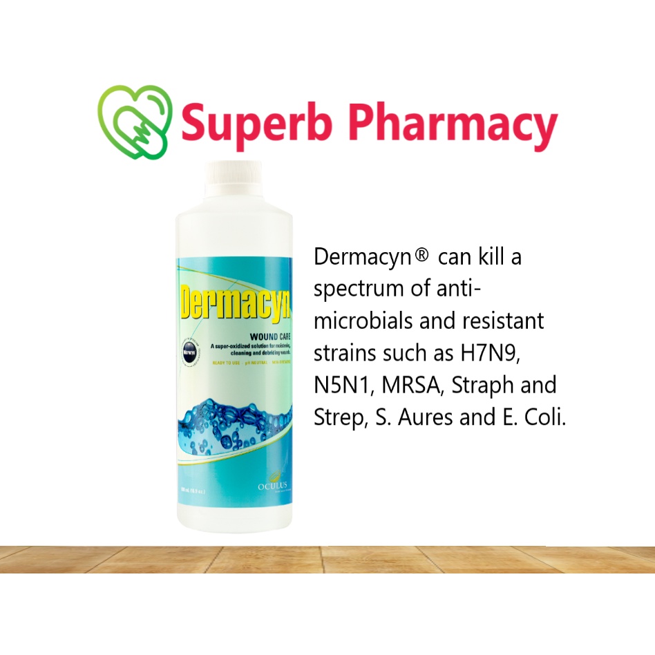 DERMACYN WOUND CARE SOLUTION 100ML / 500ML | Shopee Malaysia