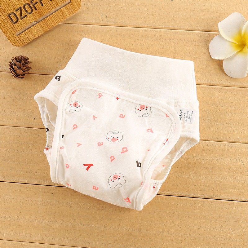 High Cut Full Cotton Newborn Baby Natural Diapers Cloth Baby Care (Leak ...
