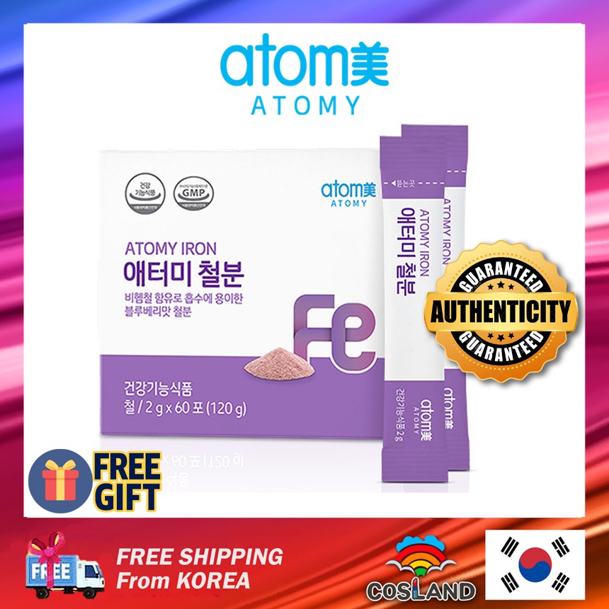 [Atomy] Iron Fe Supplement (2g x 60 packets) | Shopee Malaysia