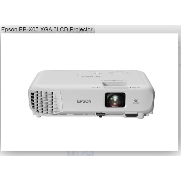 Epson EB-X05 XGA 3LCD Projector (Including Carrying Bag) | Shopee Malaysia