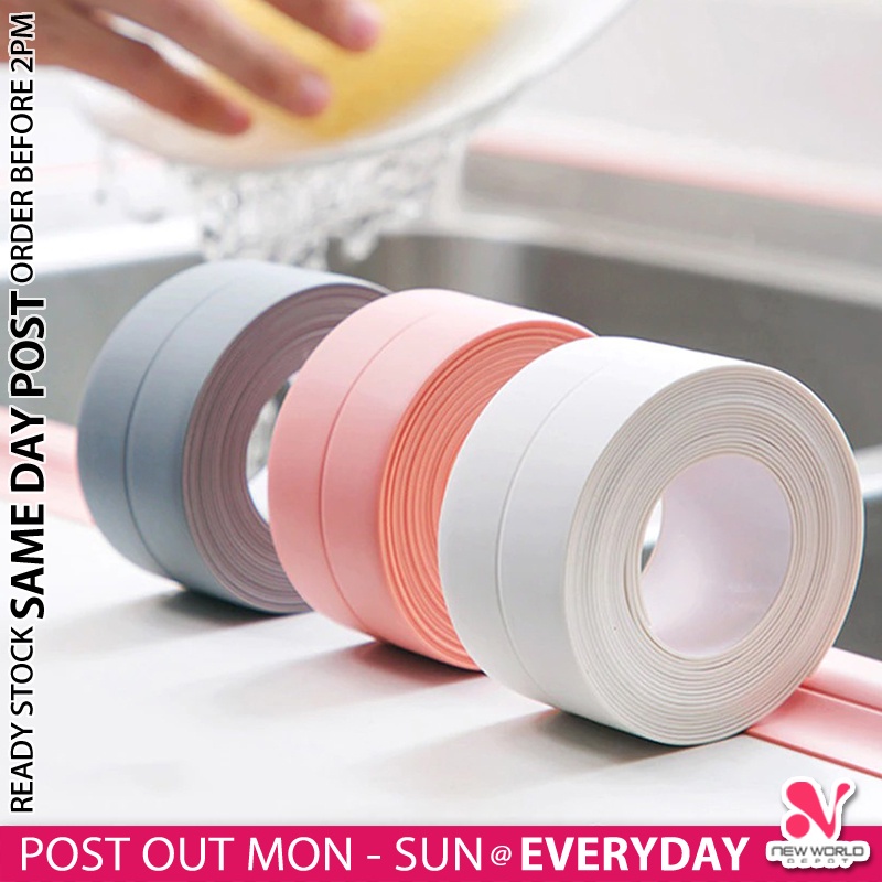 𝗔𝗡𝗧𝗜 𝗠𝗜𝗟𝗗𝗘𝗪 》 Self Adhesive Sticker Sealing Caulk Strip Wall Seal ...