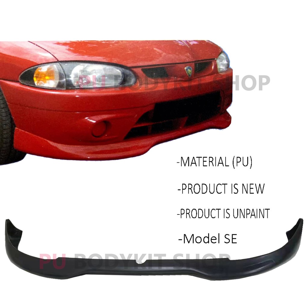 Proton Wira SE Front Skirt Skirting Bumper Under Lower Lip Spoiler ...