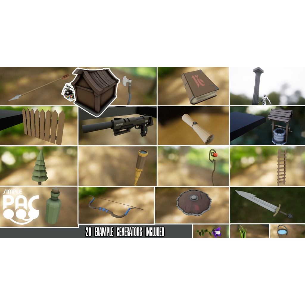 🔥HOT🔥UNREAL ENGINE 4 [ ASSET ]-Simple Procedural Asset Creator | Shopee ...