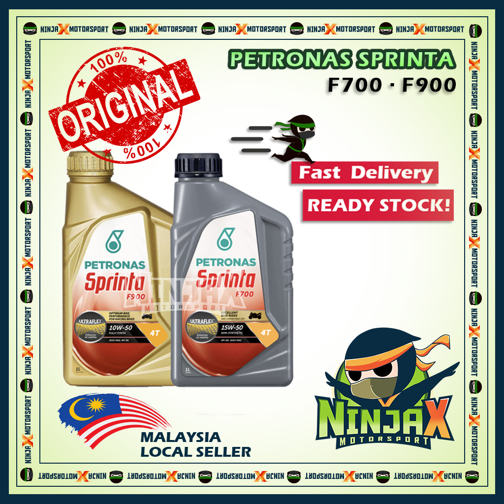 Ready Stock Local Original Petronas Sprinta F700 15W-50 Semi Synthetic ...