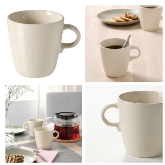 Swedish Design Dinera Coffee Mug / Tea Mug 300 / 370 ML , Grey-Blue ...