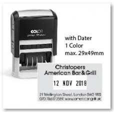 COLOP Printer P35D Custom Dater (29 x 49mm) / DATE STAMP (Available for single colour / 2 ...