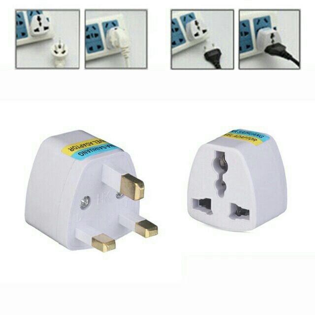 3 Pin Conversion Plug Universal Adapter British Socket Adapter Plug ...