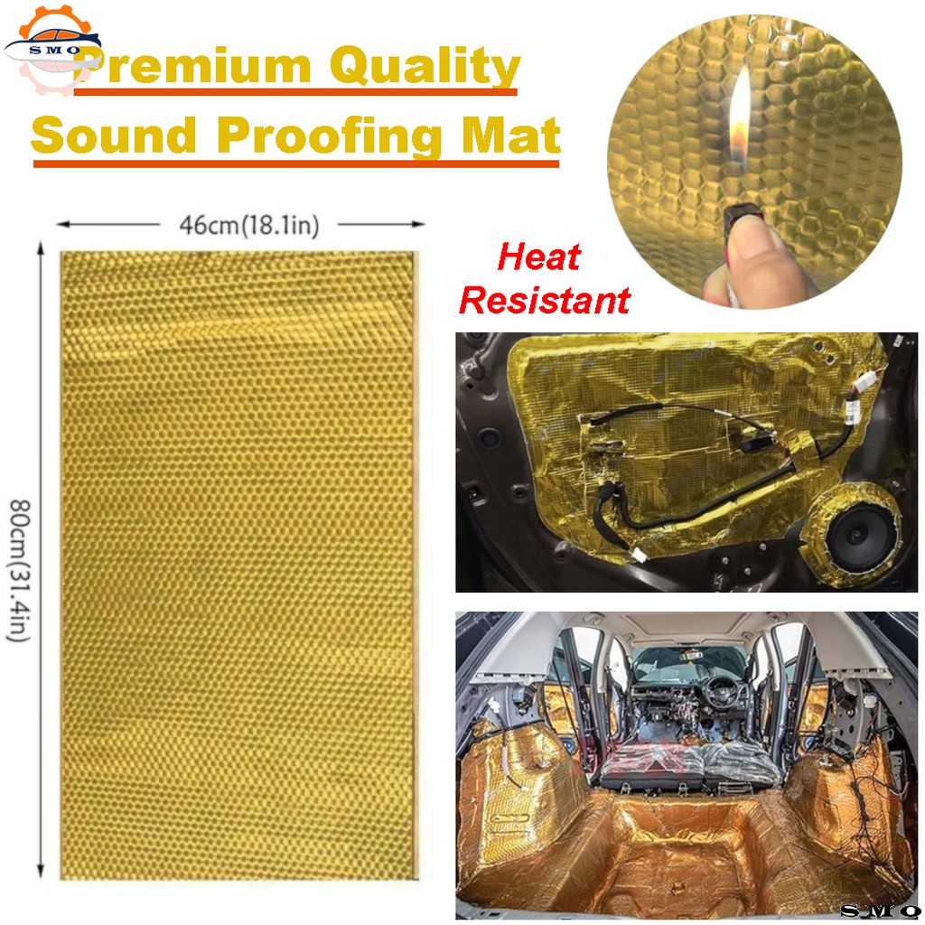 Sound Proof Soundproof Soundproofing Deadening Pad Mat Gold Colour 2 ...