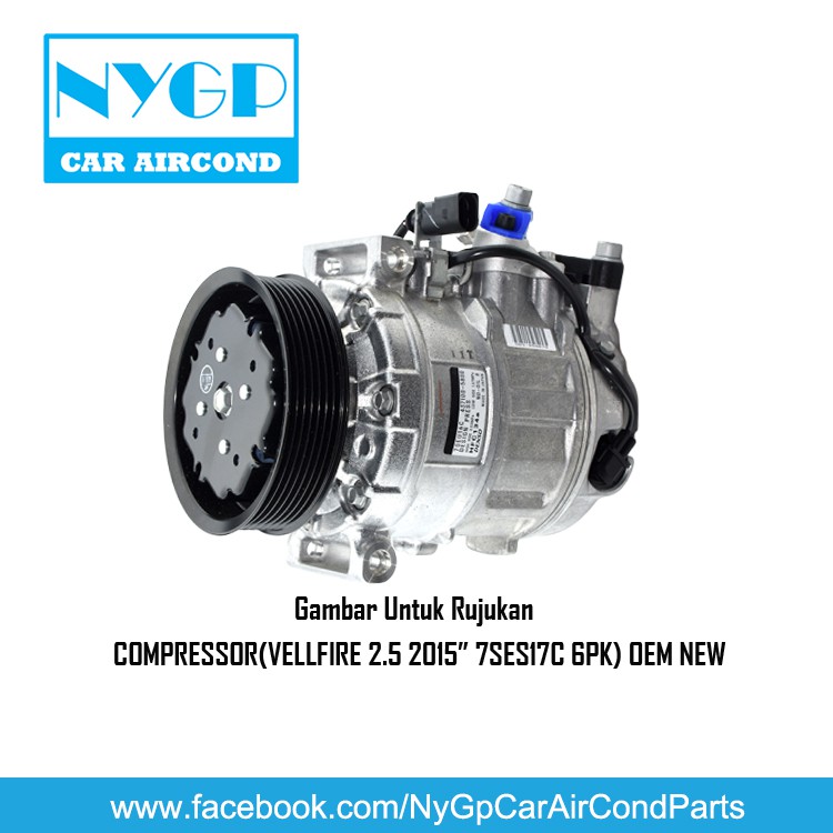 COMPRESSOR COMPRESSOR(VELLFIRE 2.5 2015" 7SES17C 6PK) OEM NEW NYGP ...