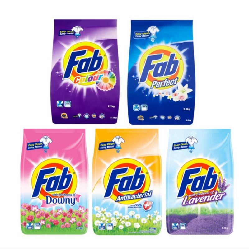 [READY STOCK]Fab Detergent Powder （1.9kg） | Shopee Malaysia