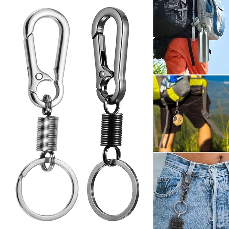 Durable Vintage Simple Alloy Strong Carabiner Keychain / High Quality ...