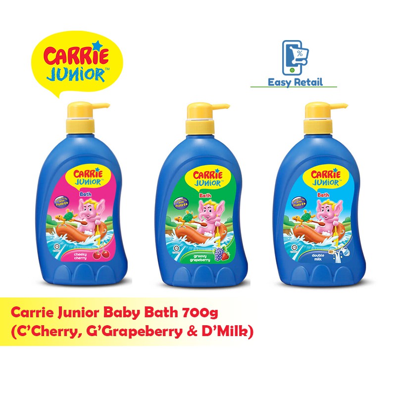Carrie Junior Baby Bath 700g (C'Cherry/Groovy Grapeberry/Double Milk ...
