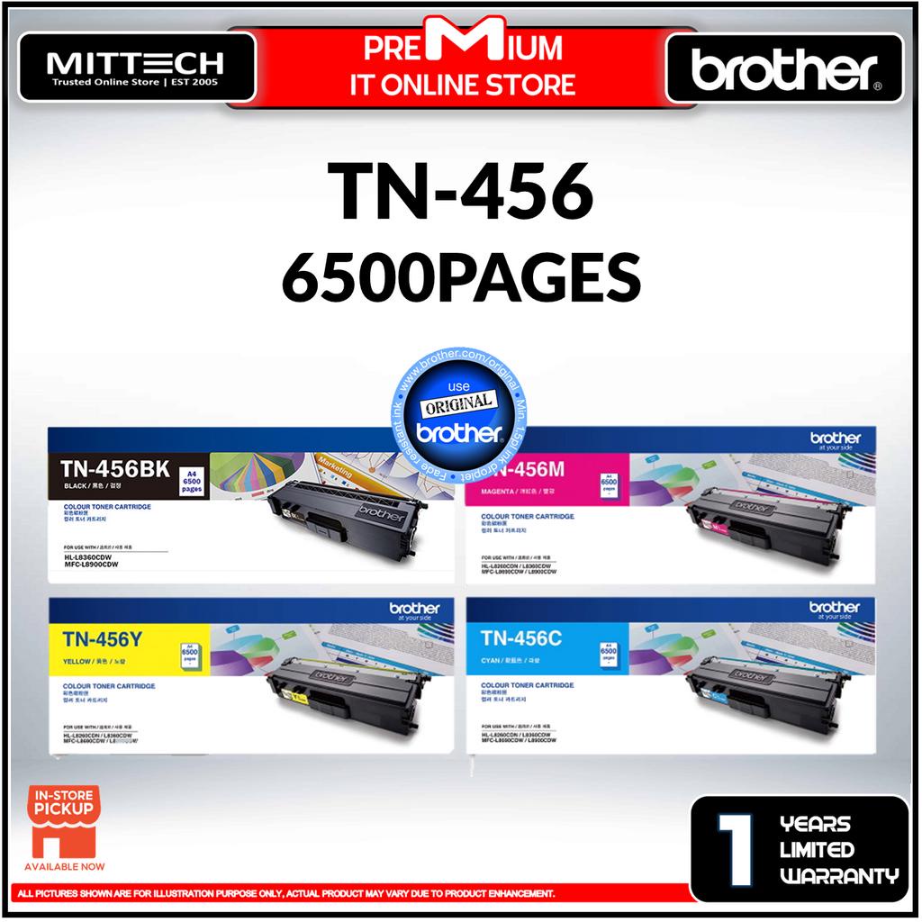 Brother Original Toner TN-456 Black Cyan Magenta Yellow | For MFC ...