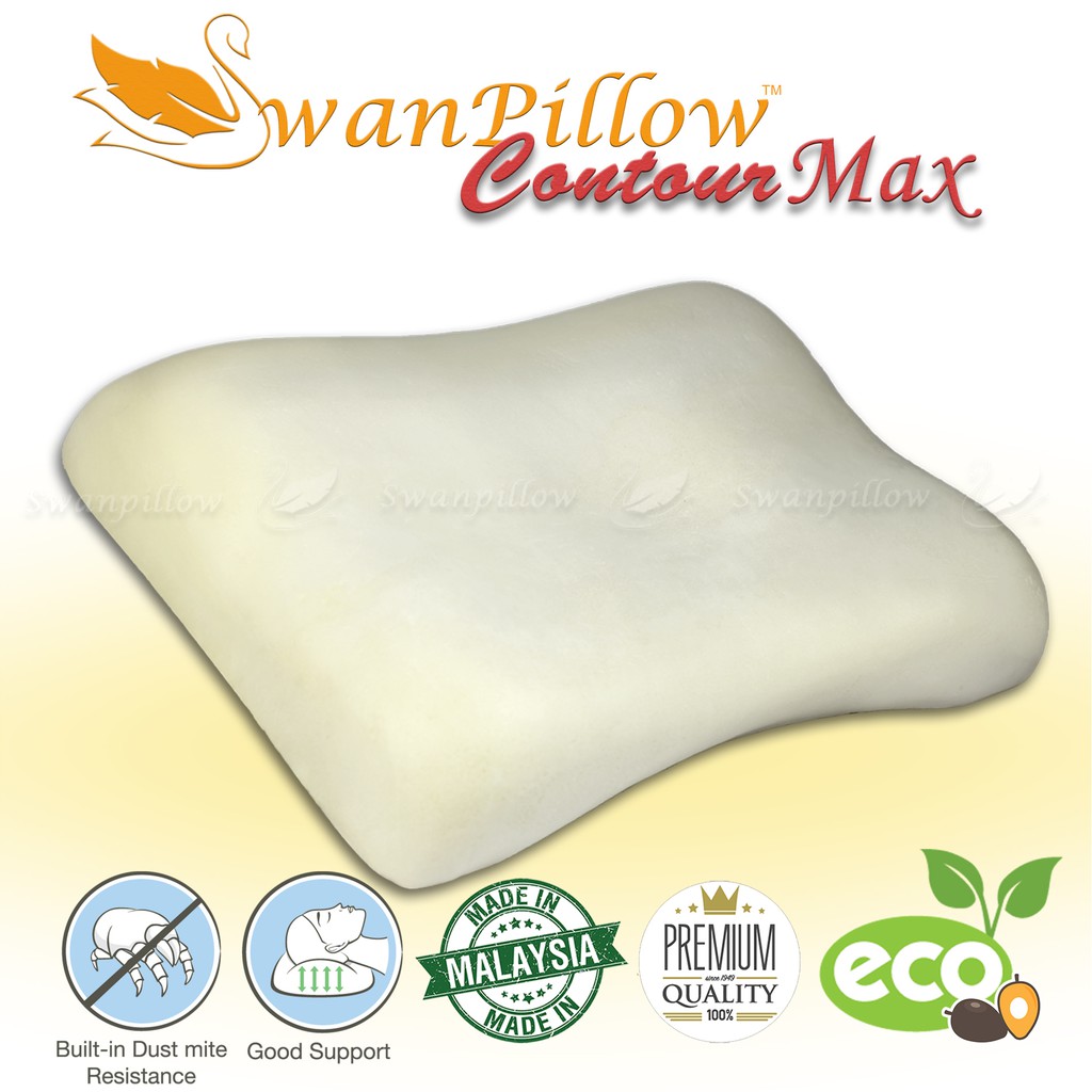 SwanPillow Latex Contour Max Pillow | Shopee Malaysia