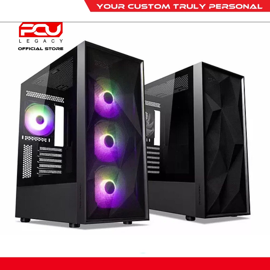 TECWARE FORGE L TG ARGB ATX GAMING CASE - BLACK | Shopee Malaysia