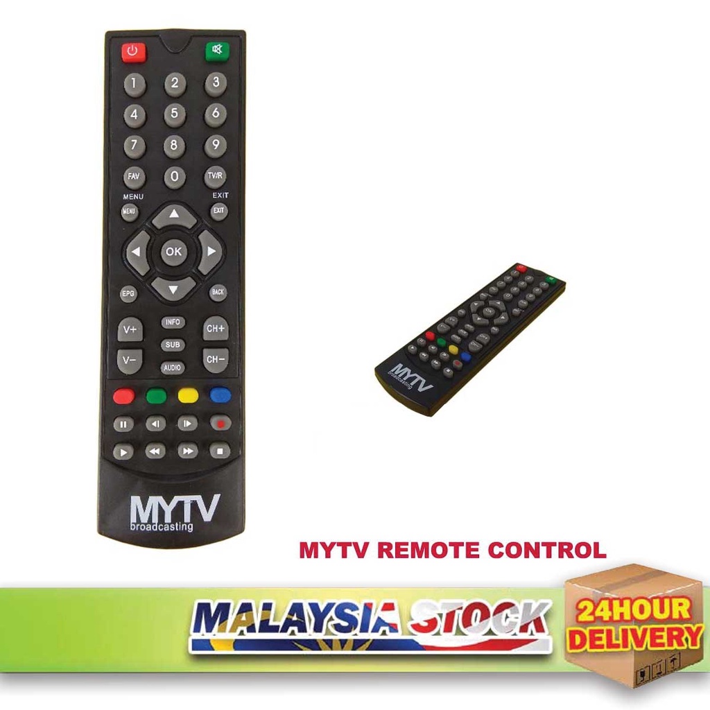 MYTV Remote Control MYTV Government Digital Decoder Khas Untuk Edaran ...