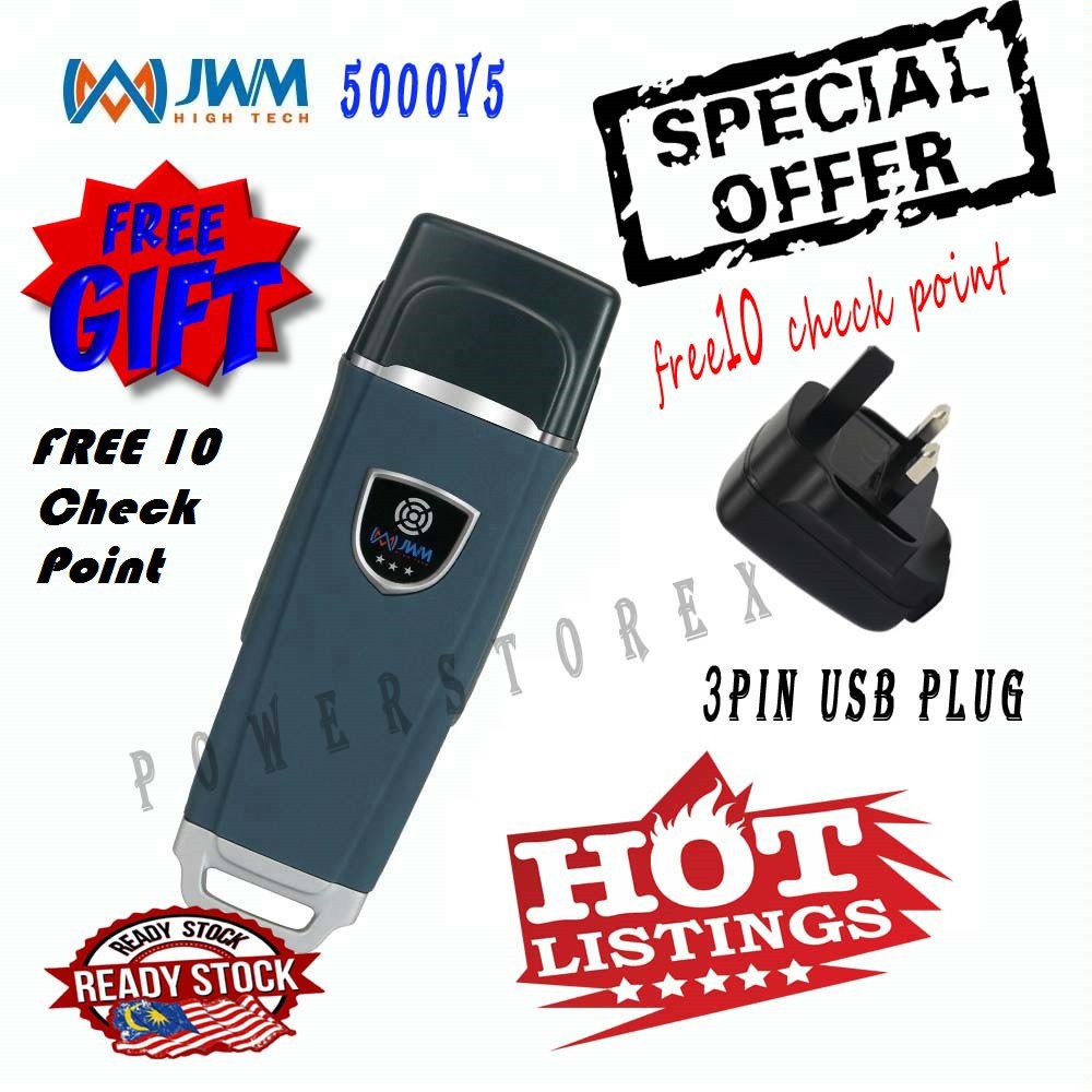 JWM 5000V5 Guard Clocking Reader with FREE 10 check point | Shopee Malaysia