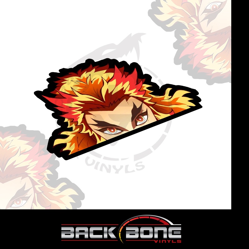 [READY STOCK] DEMON SLAYER Hashira Version Anime Peeker Car Sticker ...