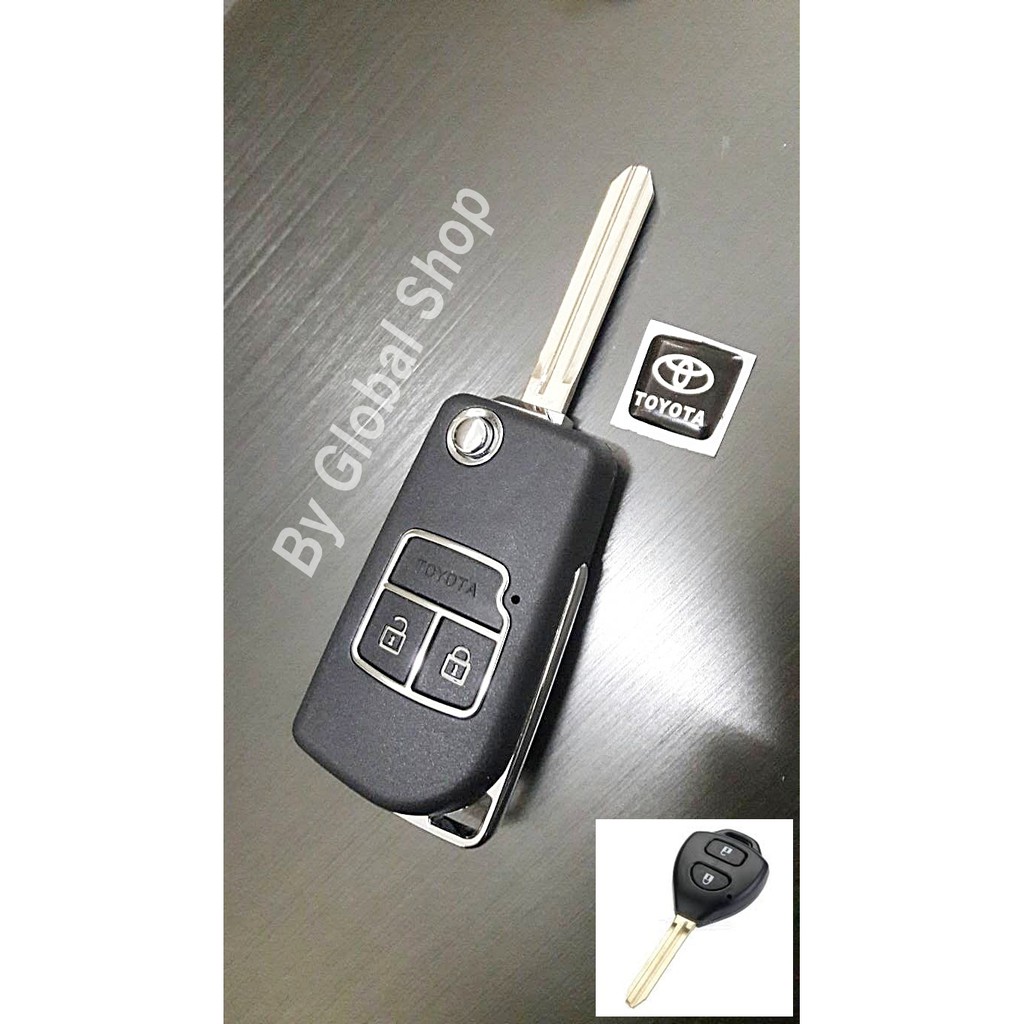 Toyota Vios Yaris Altis Commuter key 2 Button | Shopee Malaysia