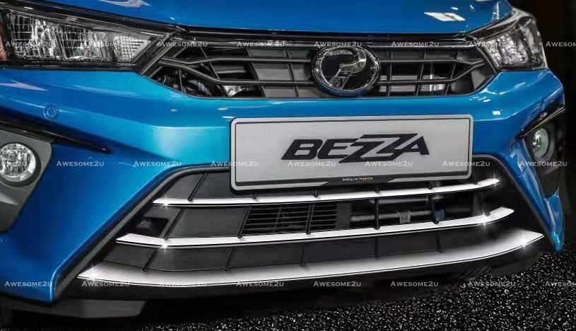 Awesome2u Perodua Bezza Facelift 2019-2024 3pcs Chrome Front Bumper ...