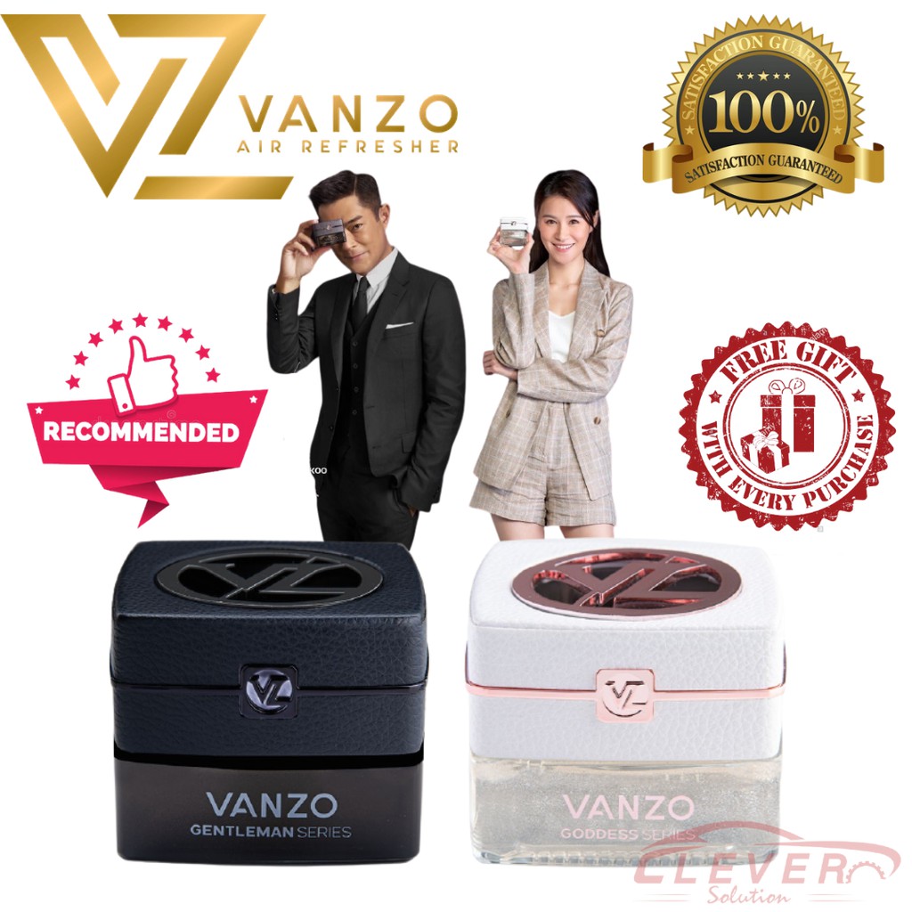 NEW VANZO GENTLEMAN & GODDESS SERIES ORIGINAL CAR PERFUME | Shopee Malaysia