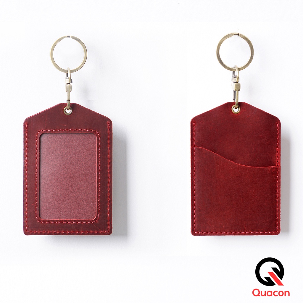 Crazy Horse Leather Access Card Holders / Lanyards | Shopee Malaysia
