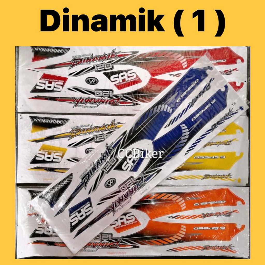 MODENAS DINAMIK STICKER (1) // DINAMIK120 DINAMIK 120 BODY COVER SET ...