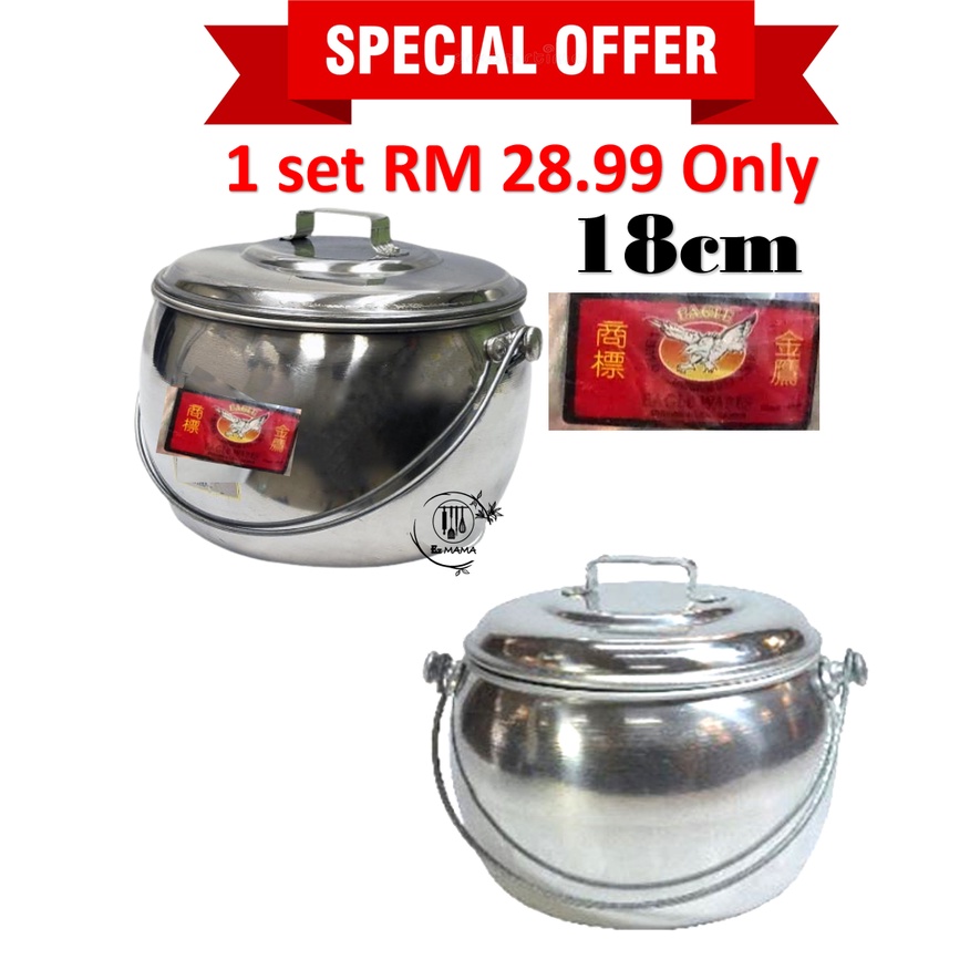 Periuk Sarawak Pot Aluminium Tebal Judge Pot Periuk Tangkai Masak Sup ...