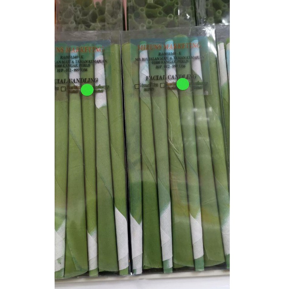 (1 BOX) ROKOK RESDUNG (HIJAU)Corong Resdung Asap Resdung Lilin ...