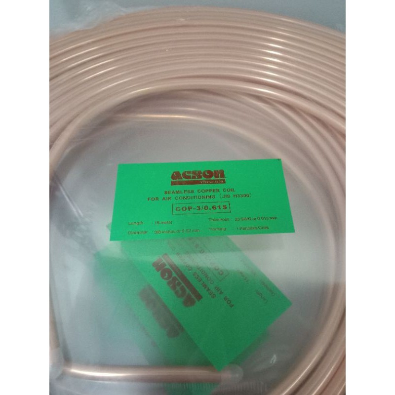 ACSON COPPER PIPE SIRIM STANDARD (3 HUN) | Shopee Malaysia