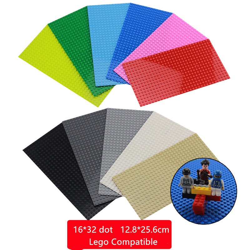 Building Blocks Base Plate 32*16 Dots Bricks Baseplate Education Toys ...