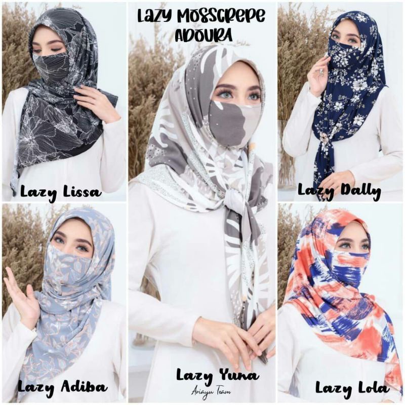 💥Lazy Mosscrepe Adoura with Mask🔥 | Shopee Malaysia