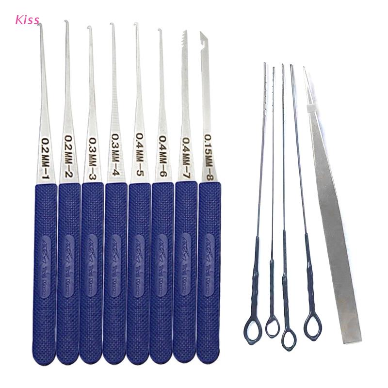 kiss Pocket Lock Pick Picking Hand Tools Set Hook Pick Set with Broken ...