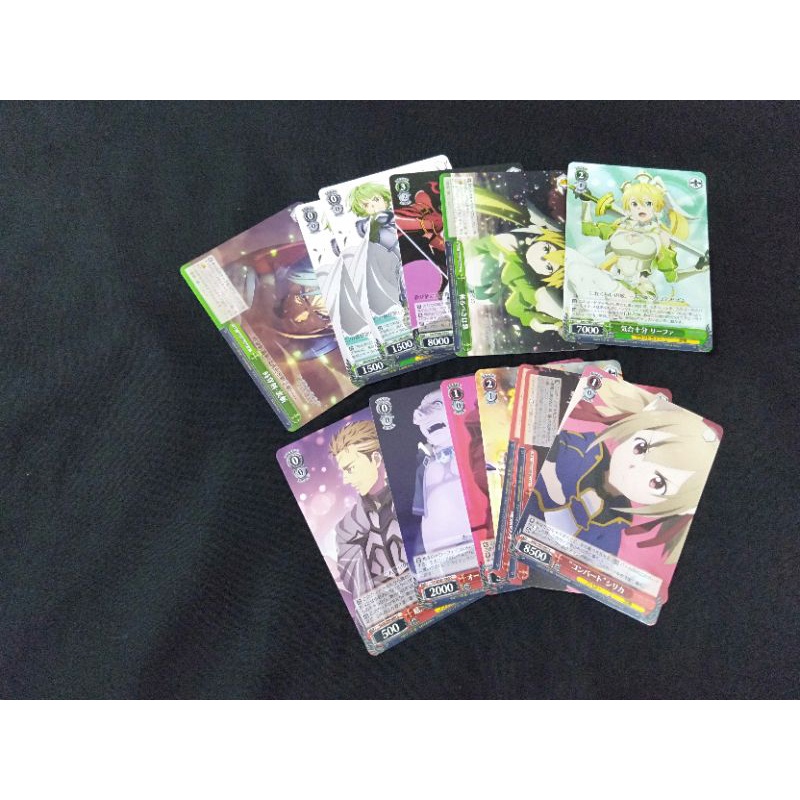 Weiss Schwarz - Sword Art Online (SAO) Red and Green Card | Shopee Malaysia