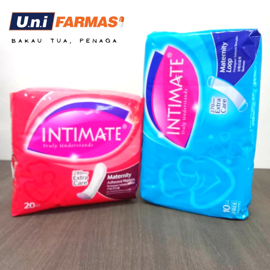 INTIMATE MATERNITY LOOP (LOOP 270MM EXTRA CARE 10’S/ADHESIVE NAPKIN ...