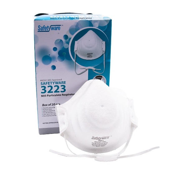 SAFETYWARE 3223 N95 PARTICULATE RESPIRATOR (20PCS/BOX) | Shopee Malaysia