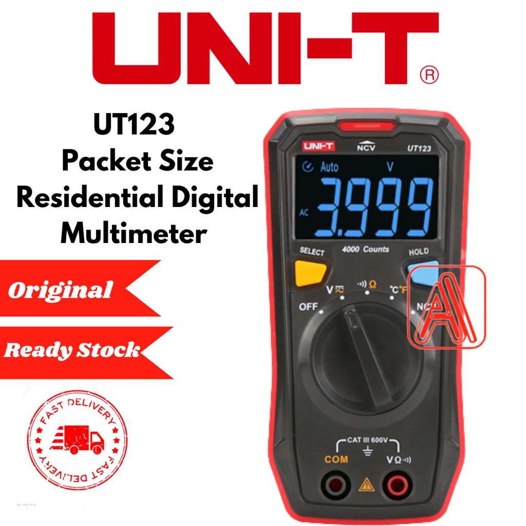 UNI-T UT123 / Habotest HT123 Pocket sized Residential Digital ...