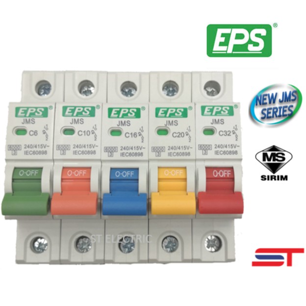 EPS 1 POLE MCB 6A/10A/16A/20A/32A/40A/63A MINIATURE CIRCUIT BREAKERS ...